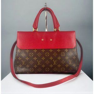 Louis Vuitton | Bags | Louis Vuitton Venus Red Lv Shoulder Tote Satchel ...